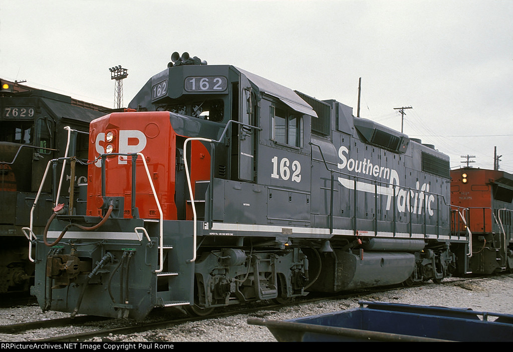 SP 162, EMD GP38-2, at the BRC Clearing Yard